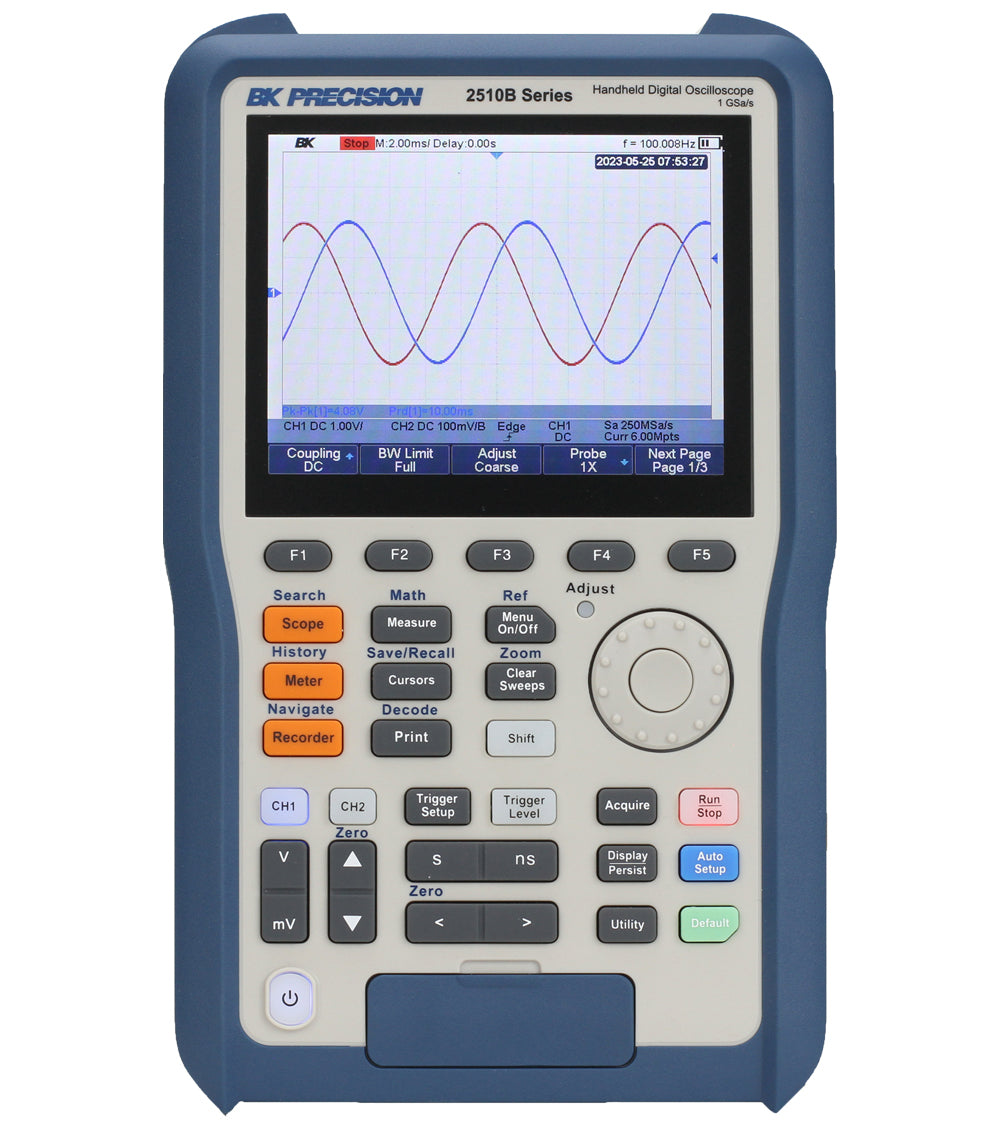 BK2511B 100 MHz Handheld Digital Storage Oscilloscope – Portable and ...