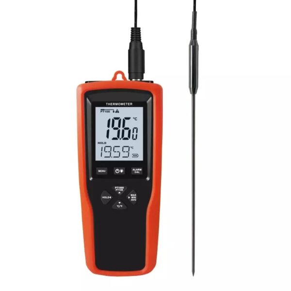 Digital RTD Thermometer Datalogger PT1000 – T518 — Measuremart
