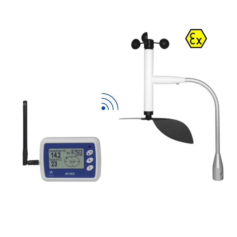 Explosion Proof Wireless Anemometer Navis WR5/WSD Ex — Measuremart