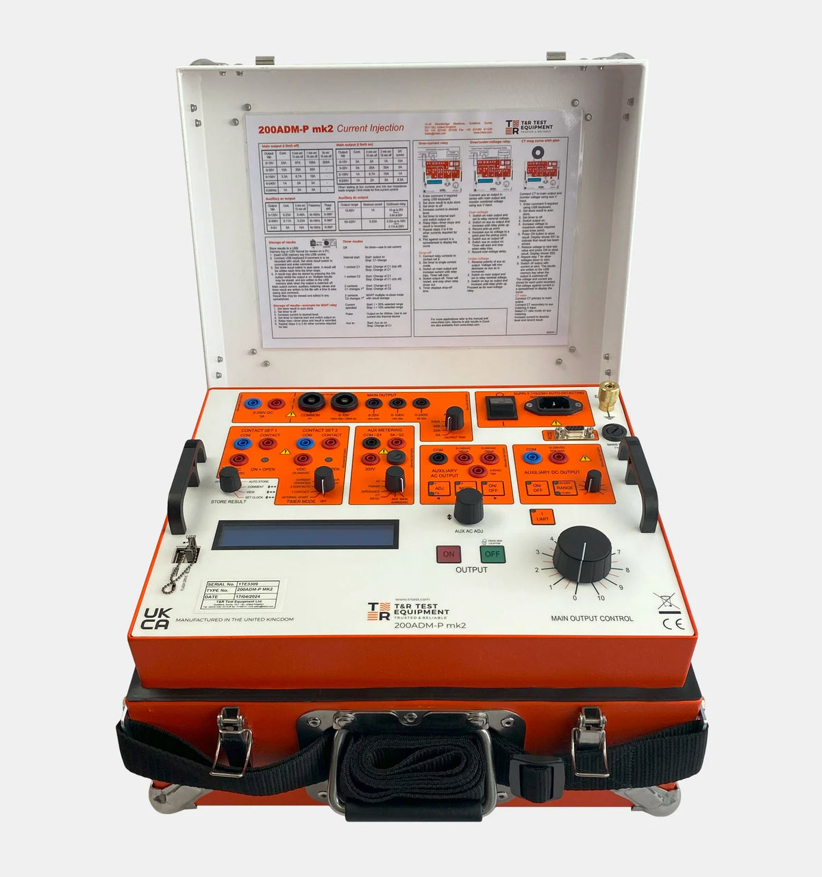 Secondary Current Injection Test Set 200ADM-P — Measuremart
