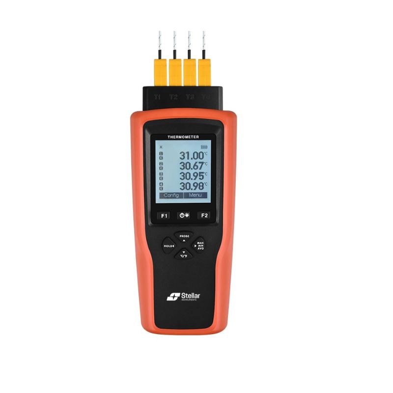 4 Channel Digital Thermometer Datalogger T442 – High Precision ...