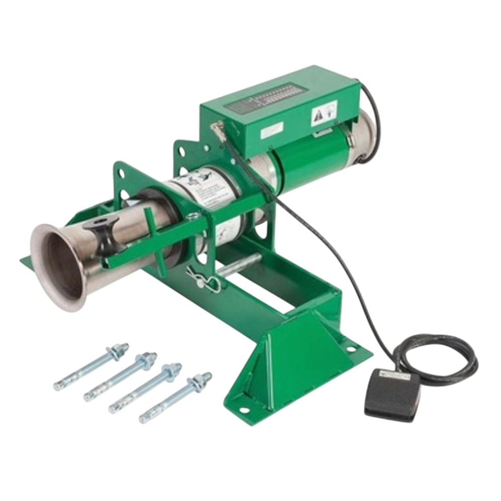 Greenlee Cable Puller UT10 Puller Package with Floor Mount — Measuremart