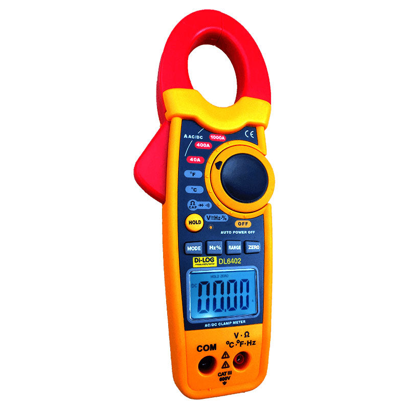 Digital Clamp Meter 1000A AC/DC DL6402 — Measuremart